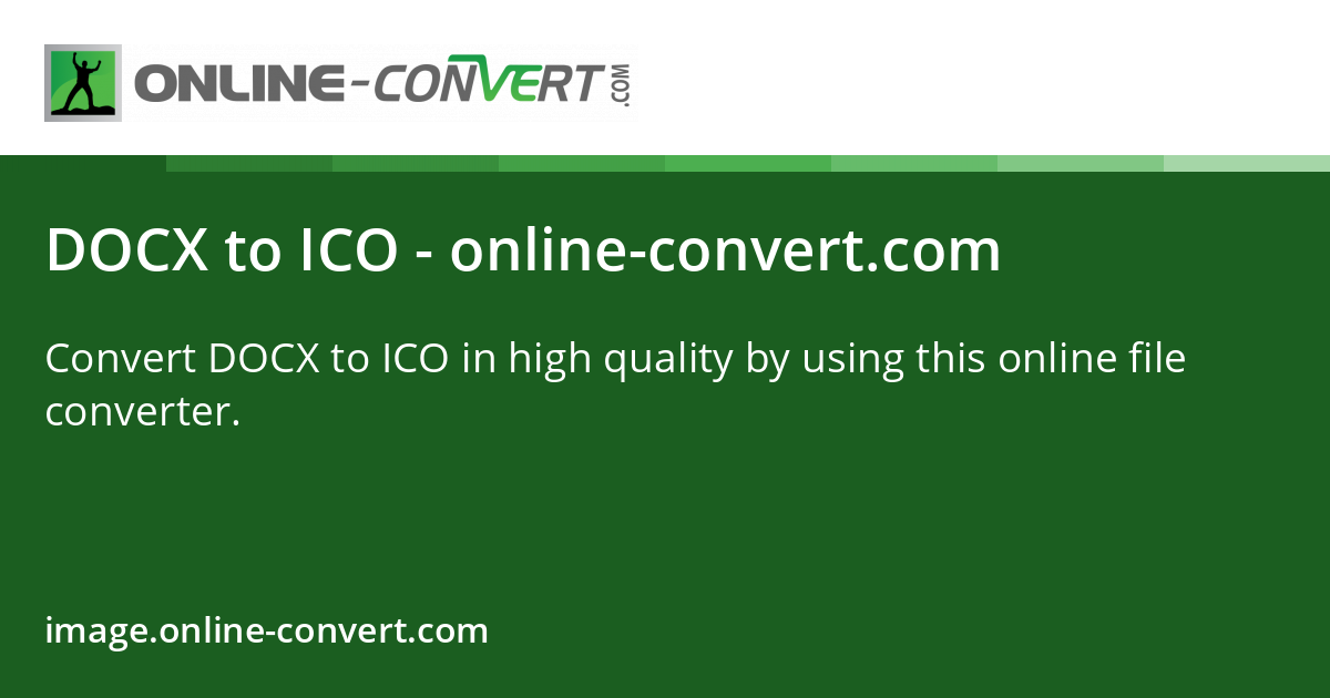 DOCX to ICO - online-convert.com