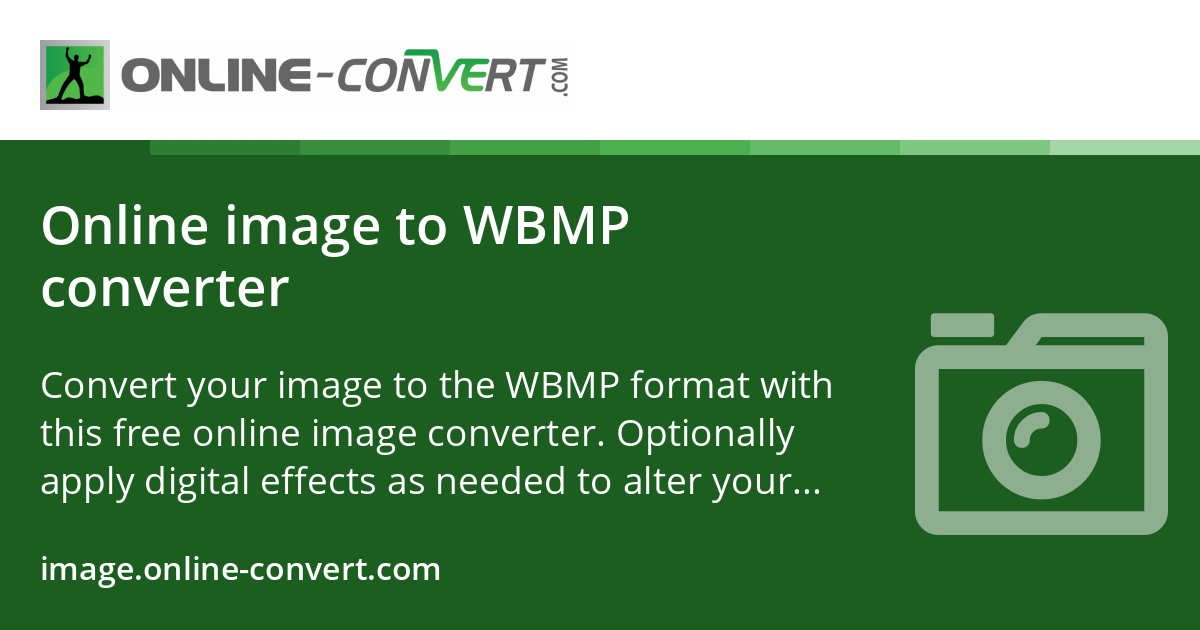Online image to WBMP converter