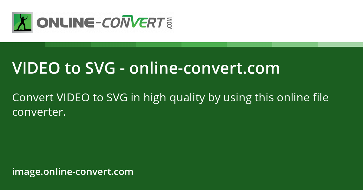 VIDEO to SVG - online-convert.com