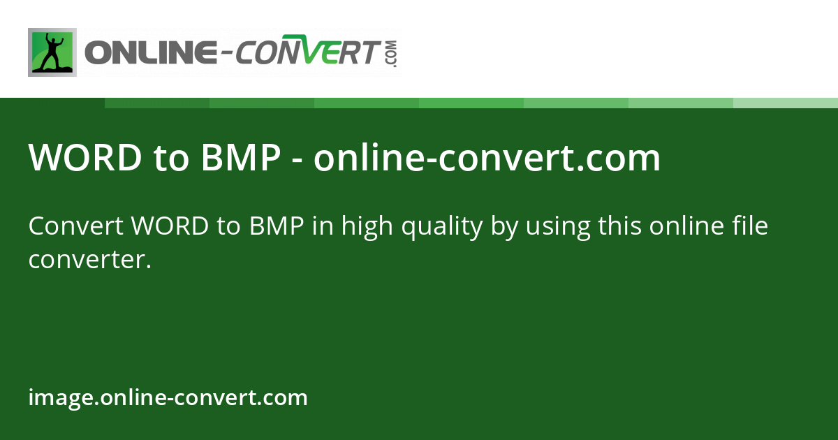 WORD to BMP - online-convert.com