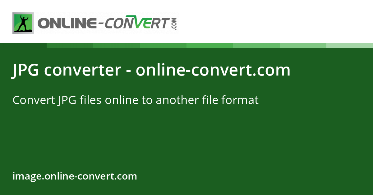 JPG converter - online-convert.com