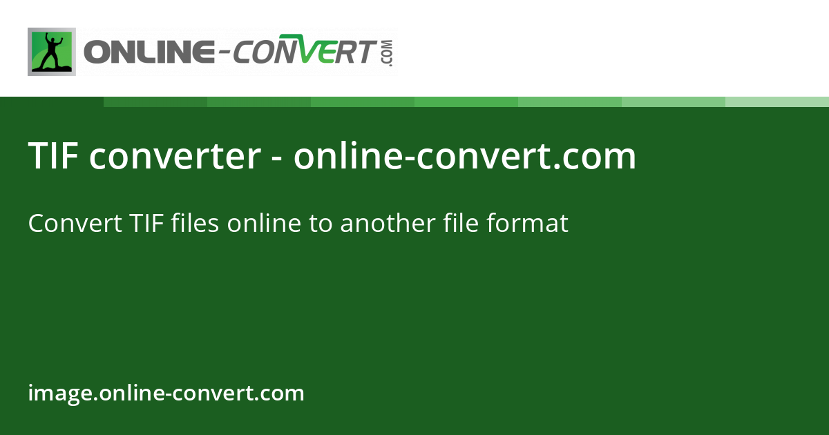 TIF converter - online-convert.com