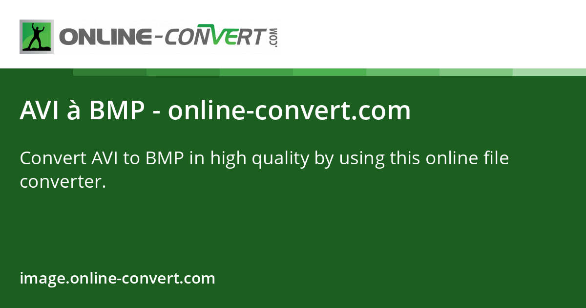 AVI en BMP - online-convert.com