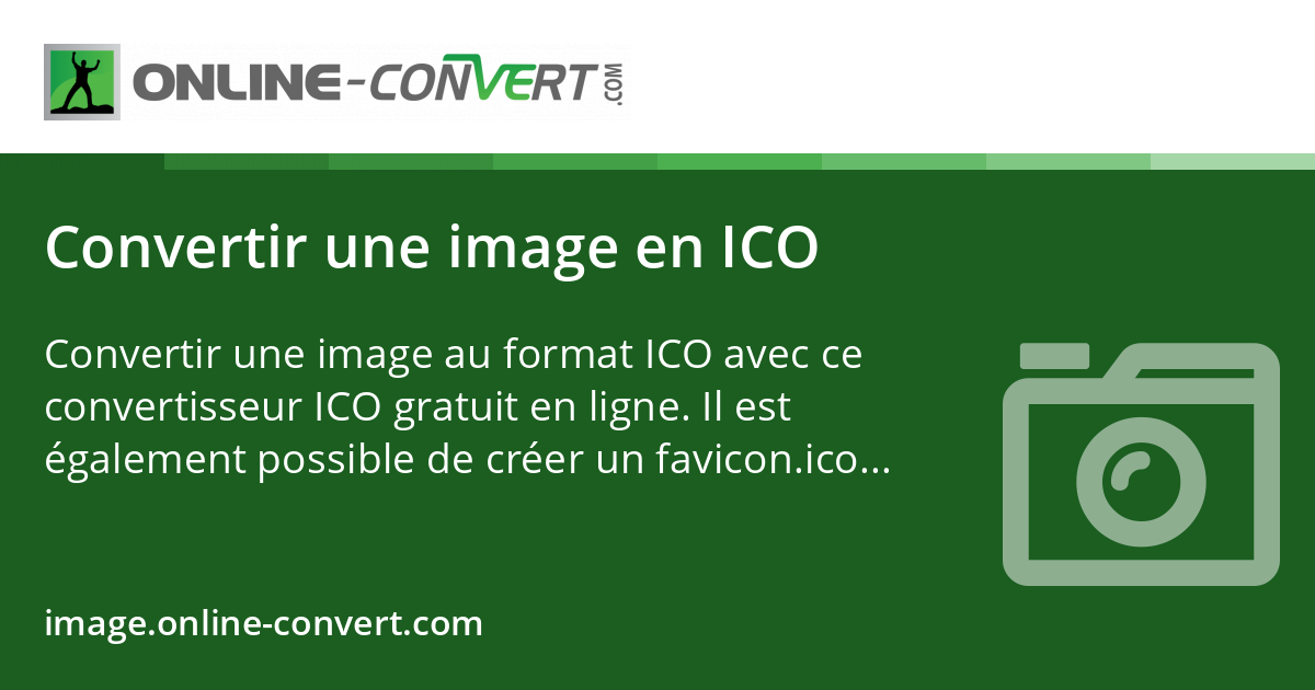 Convertir une image en ICO
