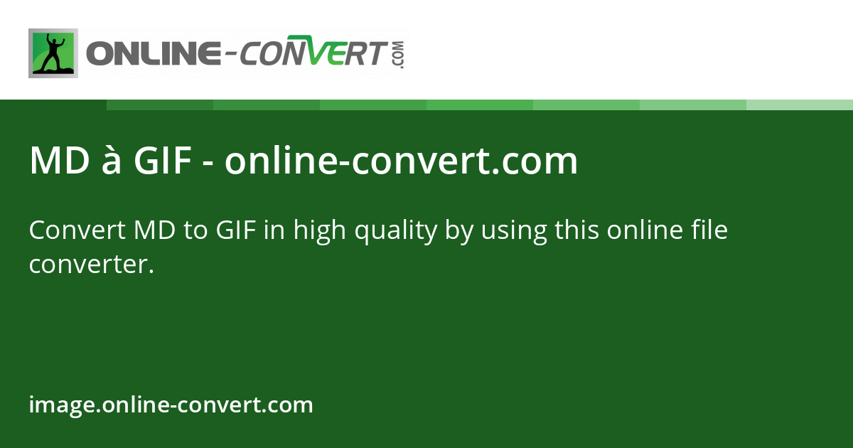MD à GIF - online-convert.com