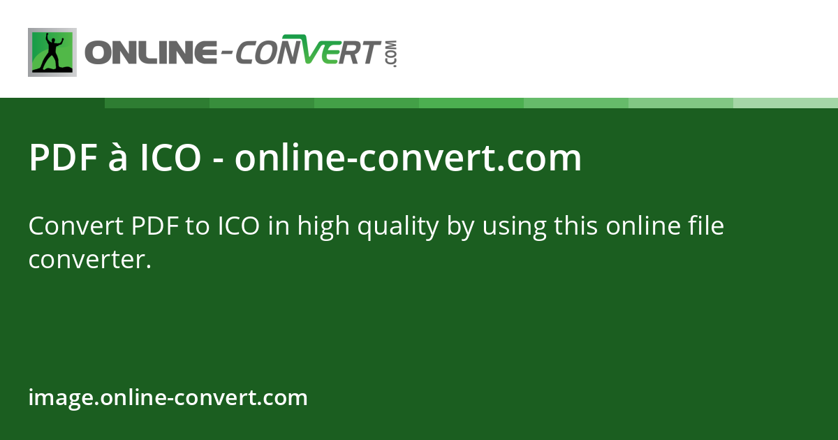 PDF à ICO - online-convert.com