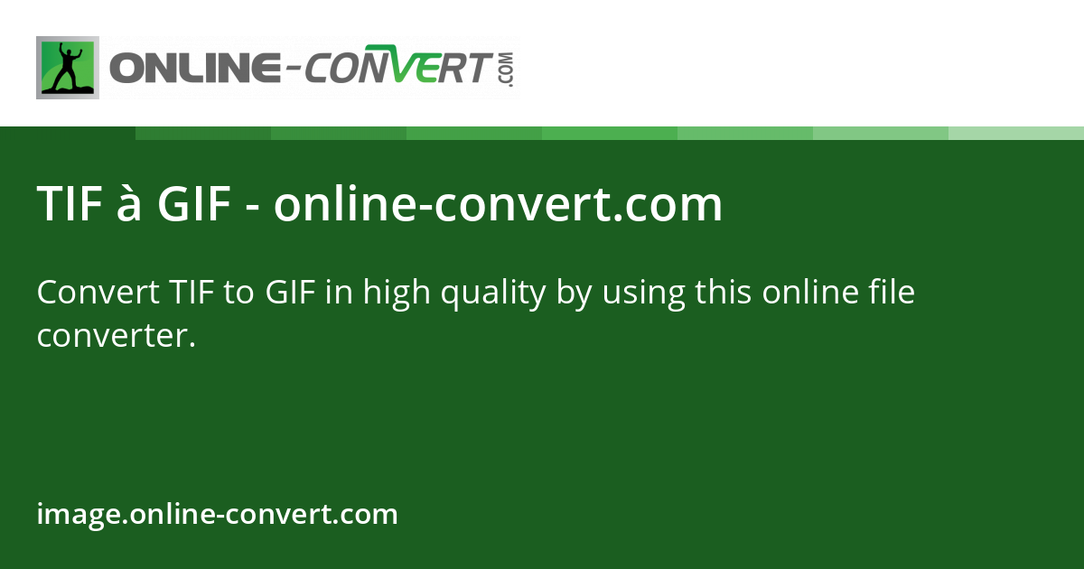 TIF en GIF - online-convert.com
