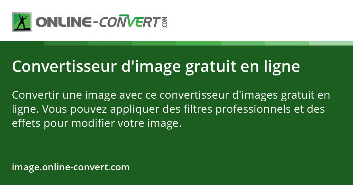 Convertisseur d'image gratuit en ligne