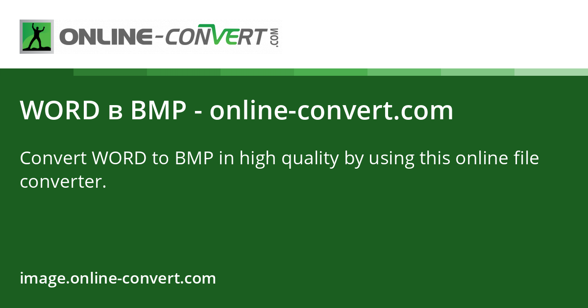 WORD до BMP - online-convert.com
