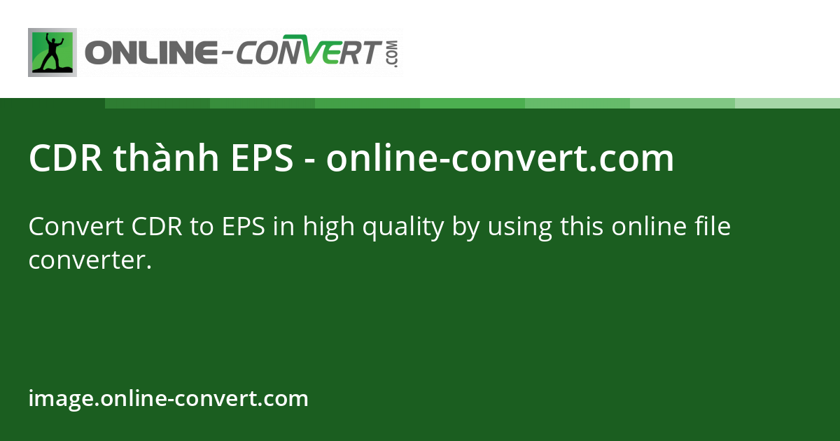 CDR sang EPS - online-convert.com