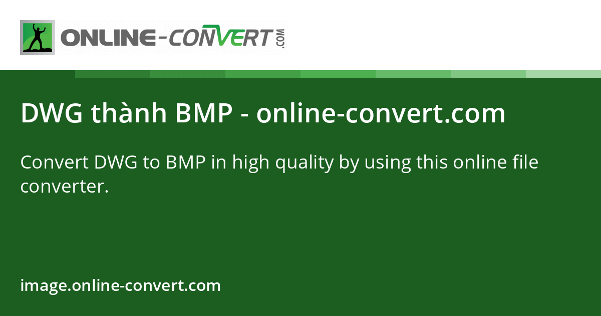 DWG sang BMP - online-convert.com