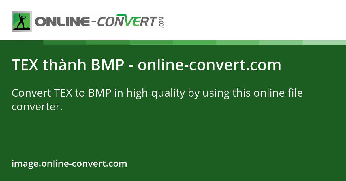 TEX sang BMP - online-convert.com