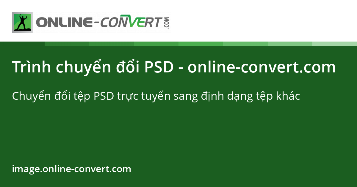 Trình chuyển đổi PSD - online-convert.com